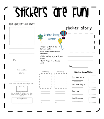 Sticker Story Pack and Freebie : Blue Skies with Jennifer White