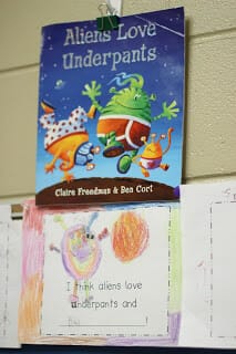 Aliens Love Underpants! Freebie : Blue Skies with Jennifer White