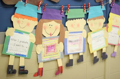 Graduation Kid Craft and Kindergarten Freebies : Blue Skies with ...