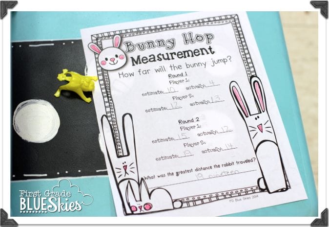 Hoppin' Bunny Measuring FREEBIE