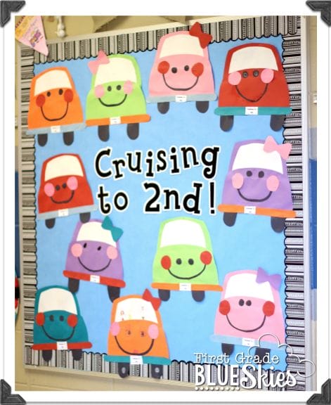 Cruisin' to Summer! End of the Year Bulletin Board Craftivity : Blue ...
