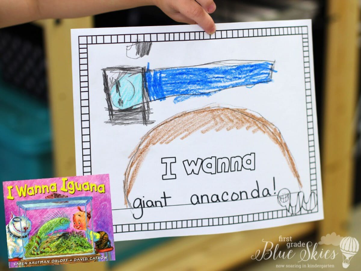 I Wanna Iguana Activities : Blue Skies with Jennifer White