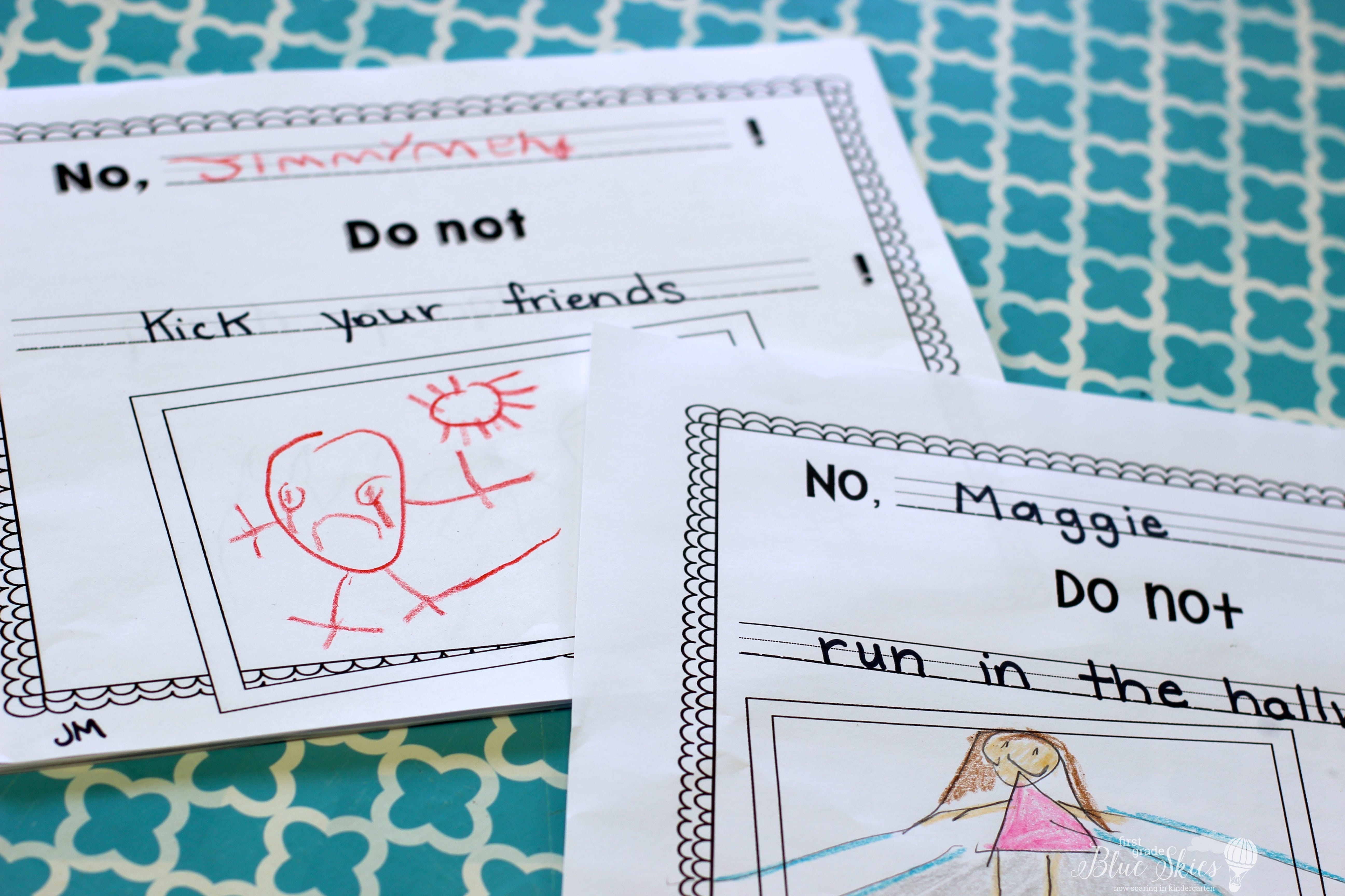 Back to School Activities & No, David! FREEBIE : Blue Skies with ...