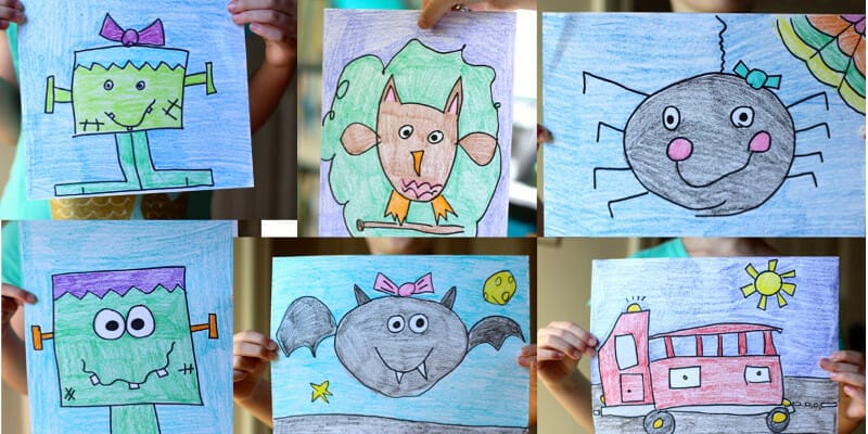 Directed Drawing Update and a Game : Blue Skies with Jennifer White