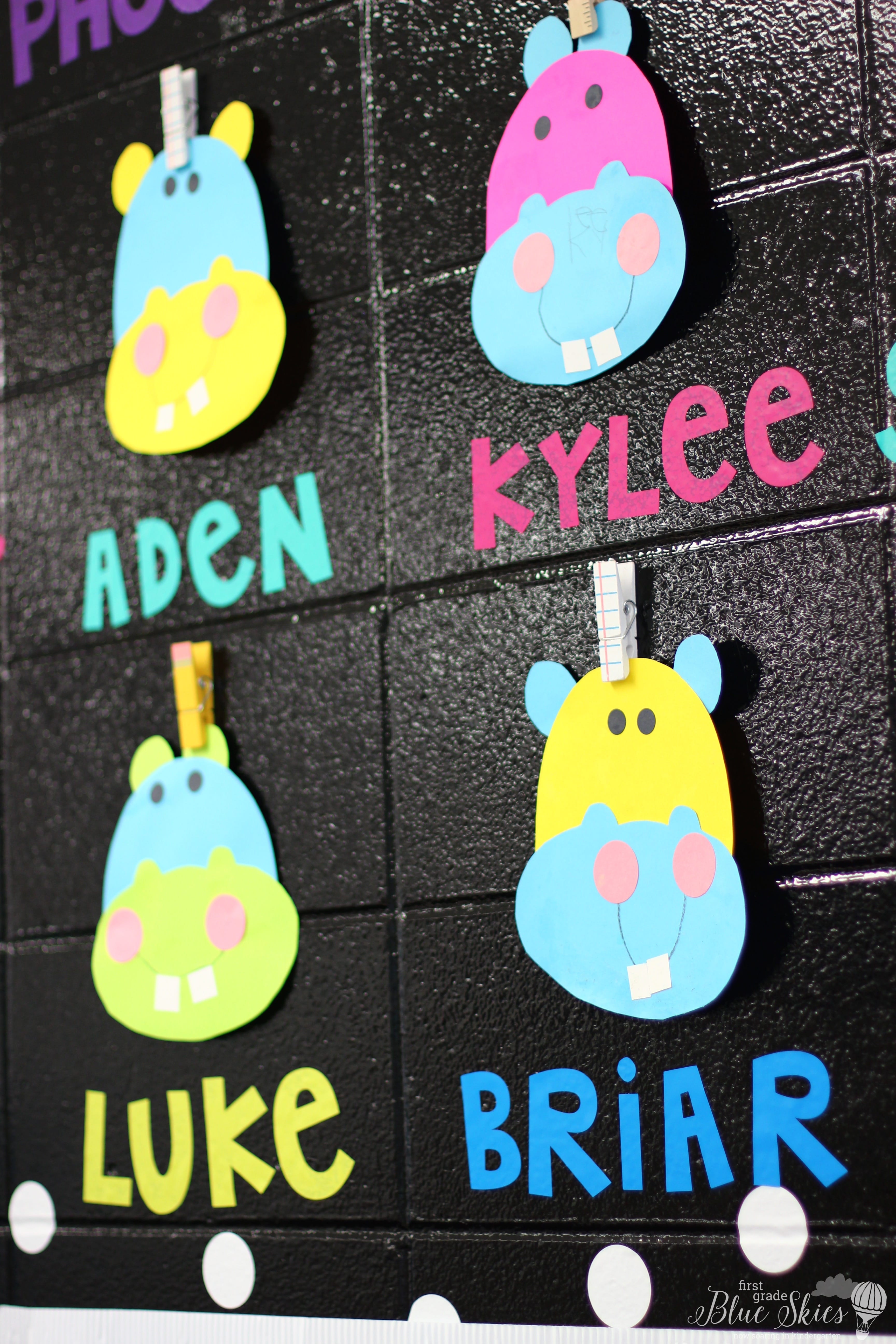 Ways to Display Student Work and More Letter Crafts : Blue Skies with ...