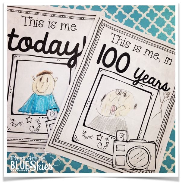 100th Day Activities and Magic Snow Poem FREEBIE