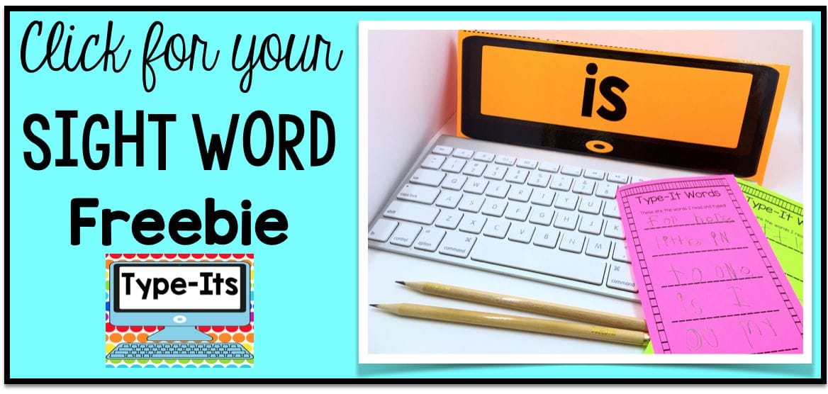 Sight Word Station Freebie : Blue Skies with Jennifer White