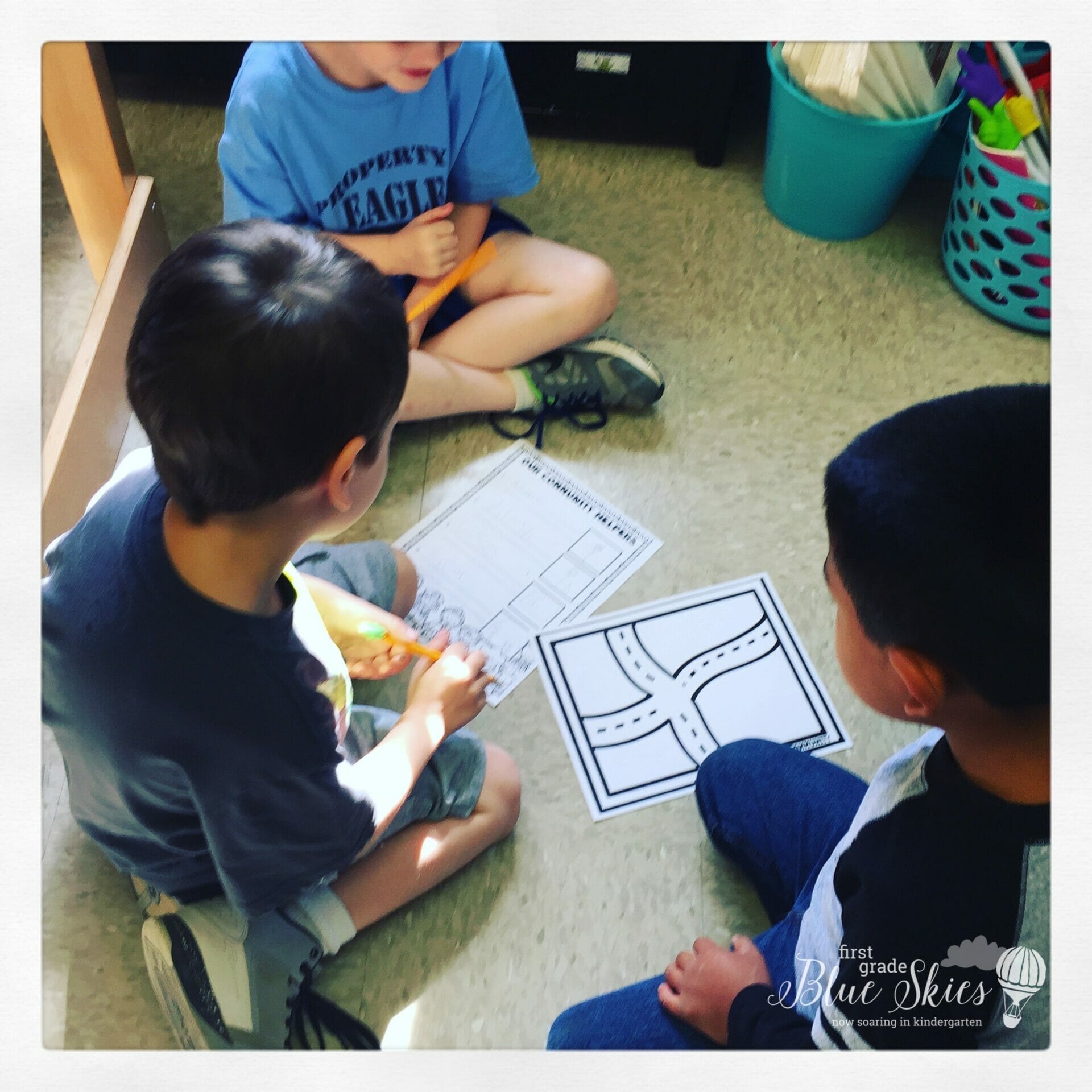 Community Helper Group Activity : Blue Skies with Jennifer White