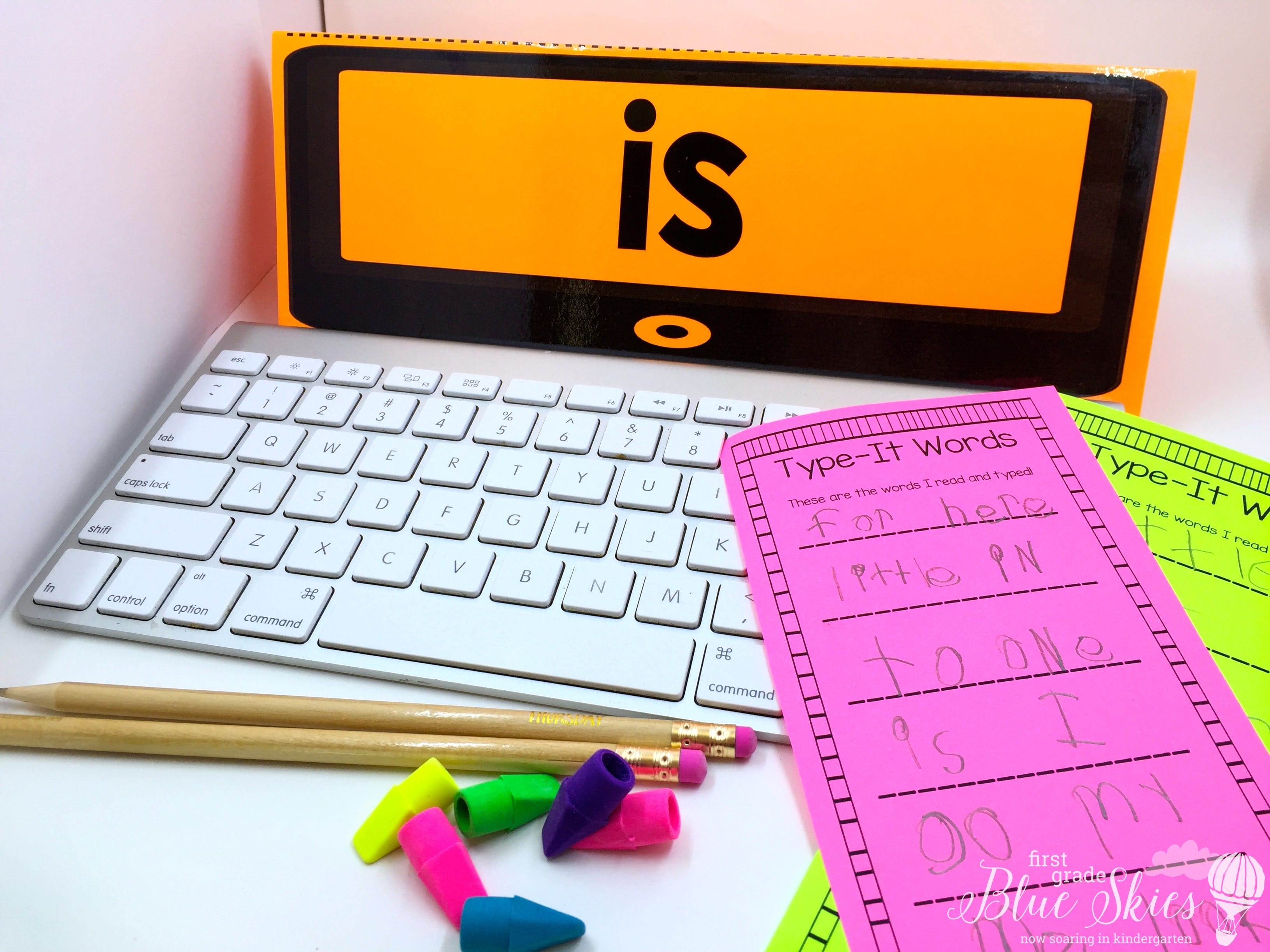 Sight Word Station Freebie : Blue Skies with Jennifer White