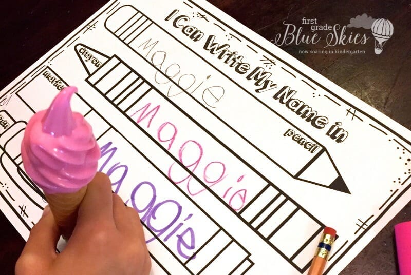 Name Writing Practice -Handwriting Ideas and Freebie