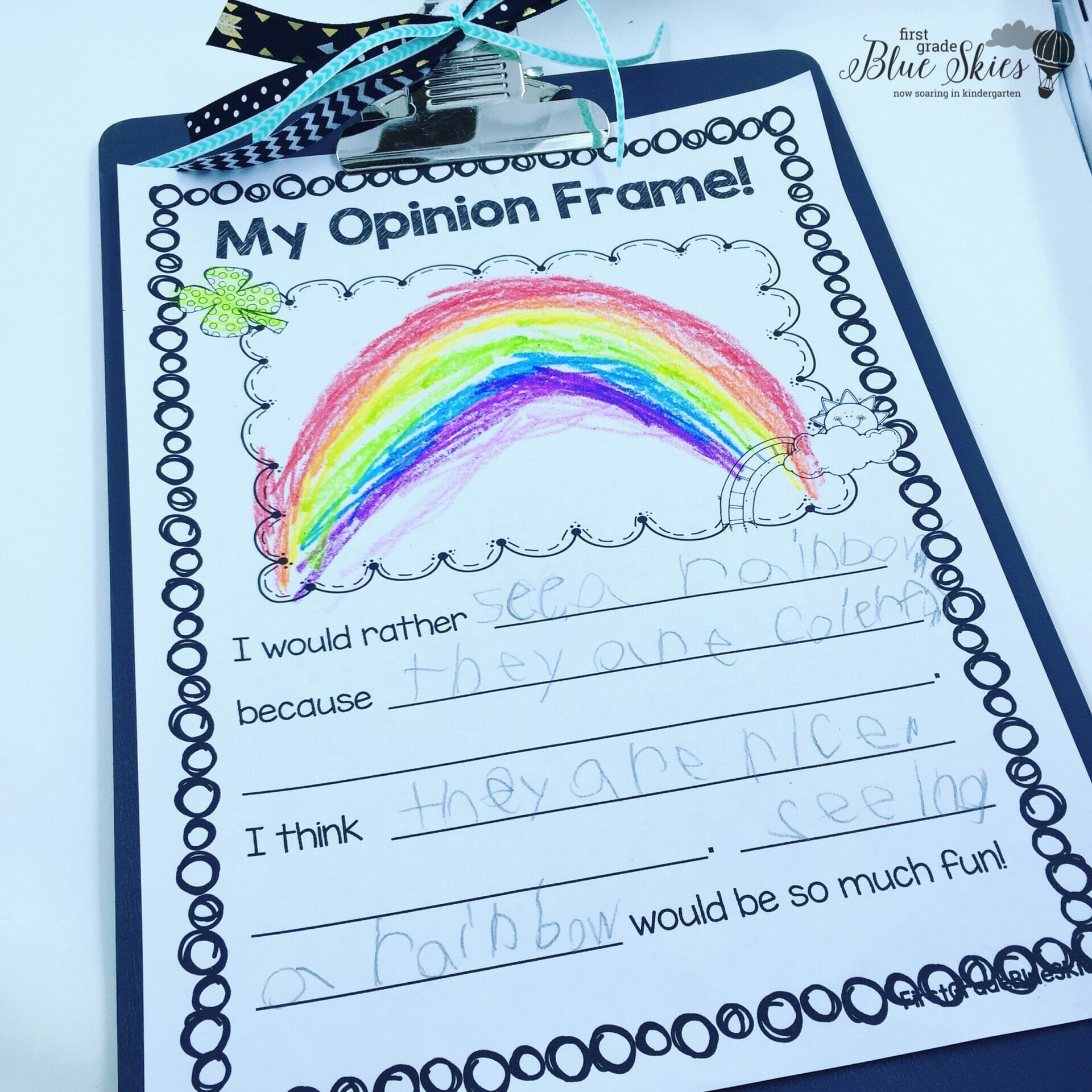 Opinion Writing : Blue Skies with Jennifer White