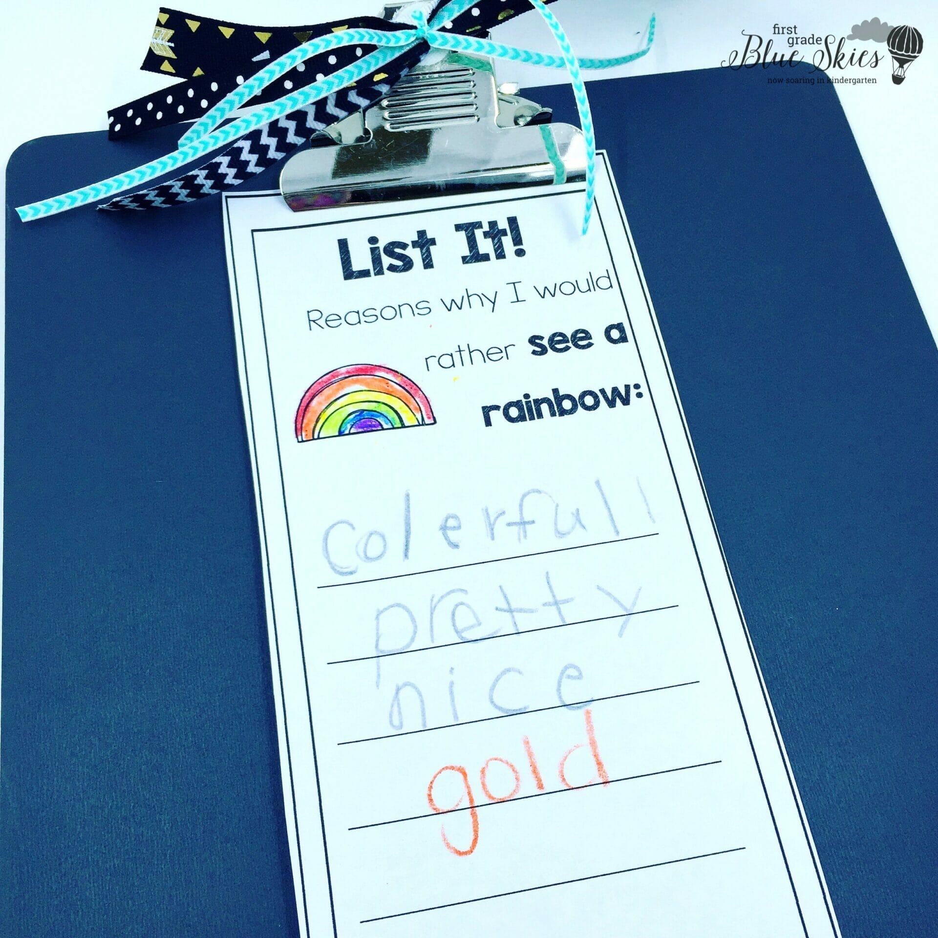 Opinion Writing : Blue Skies with Jennifer White