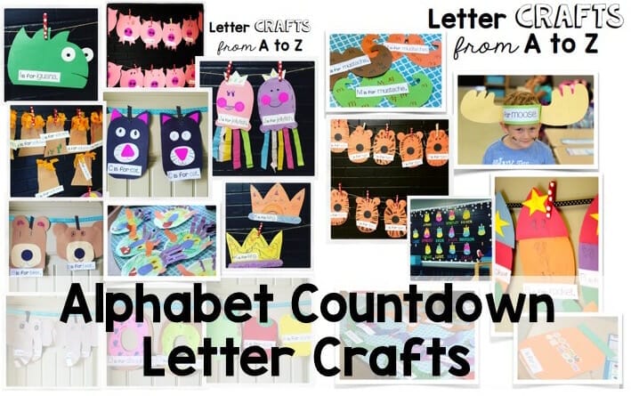Alphabet Countdown Ideas : Blue Skies with Jennifer White