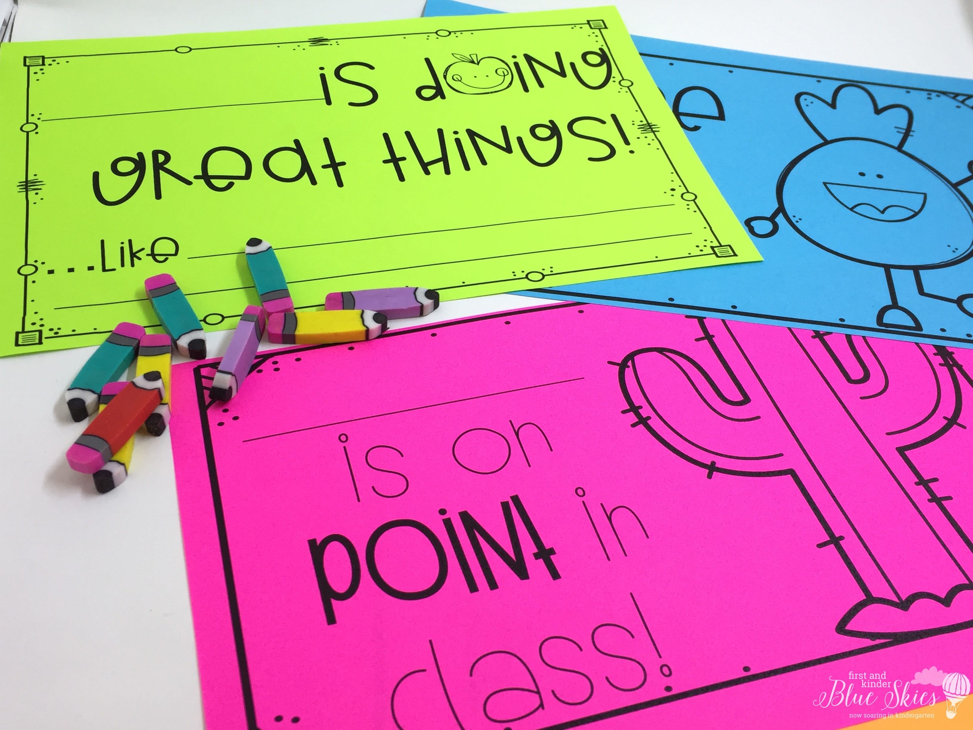 Positive Notes for Students and Parents : Blue Skies with Jennifer White