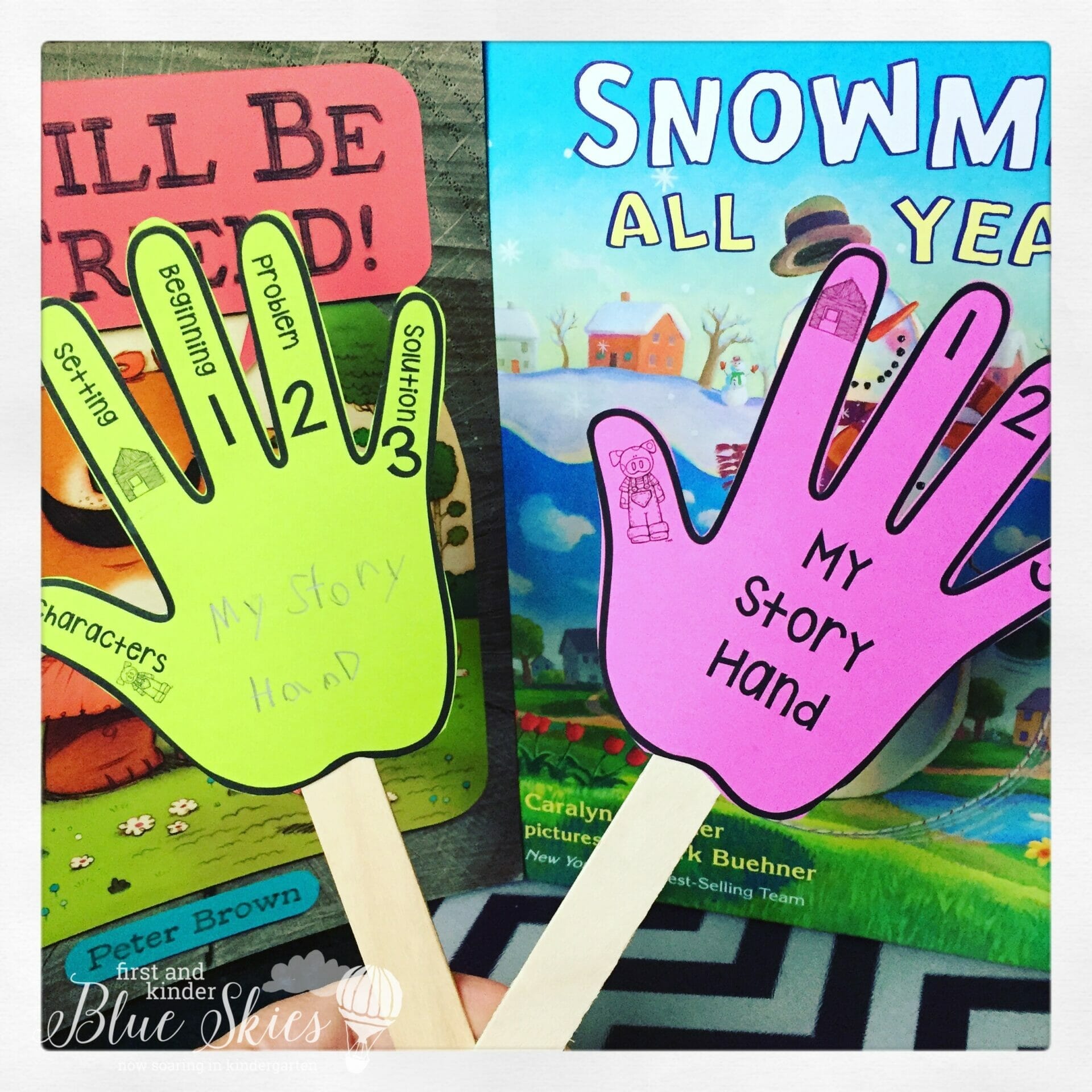 Story Retell Hands : Blue Skies with Jennifer White