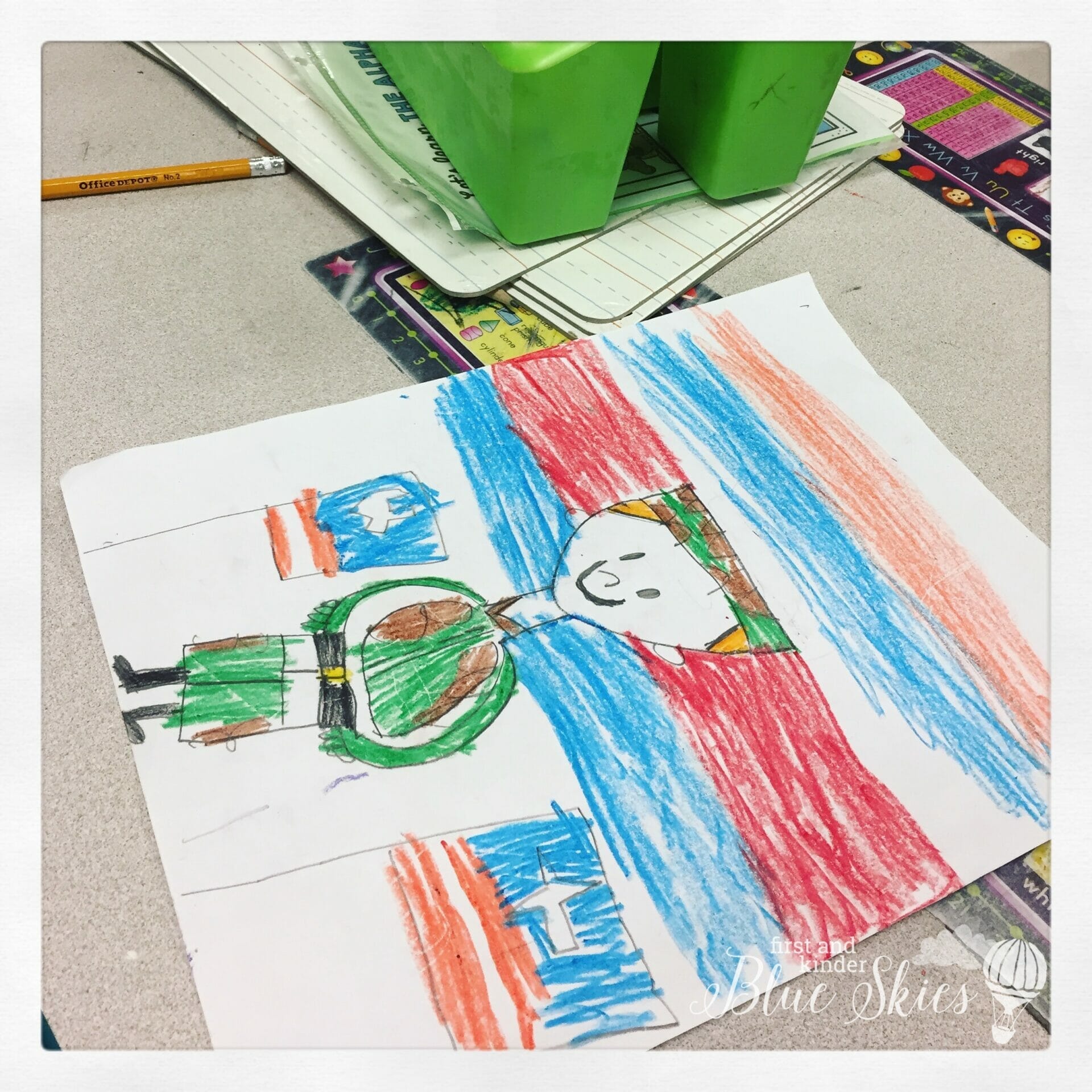 Veteran's Day Directed Drawing : Blue Skies with Jennifer White