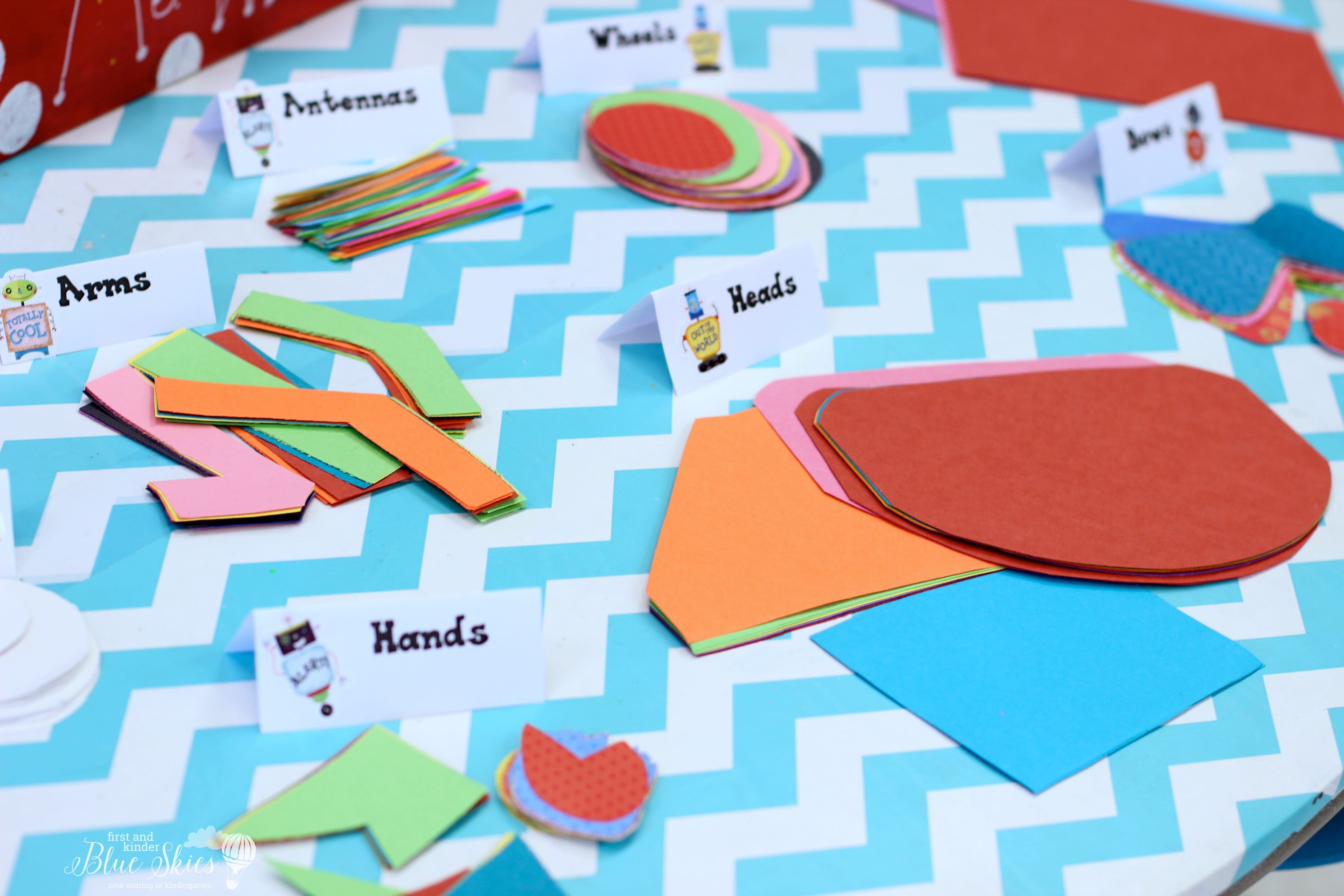 Robot Close Read and Crafts : Blue Skies with Jennifer White