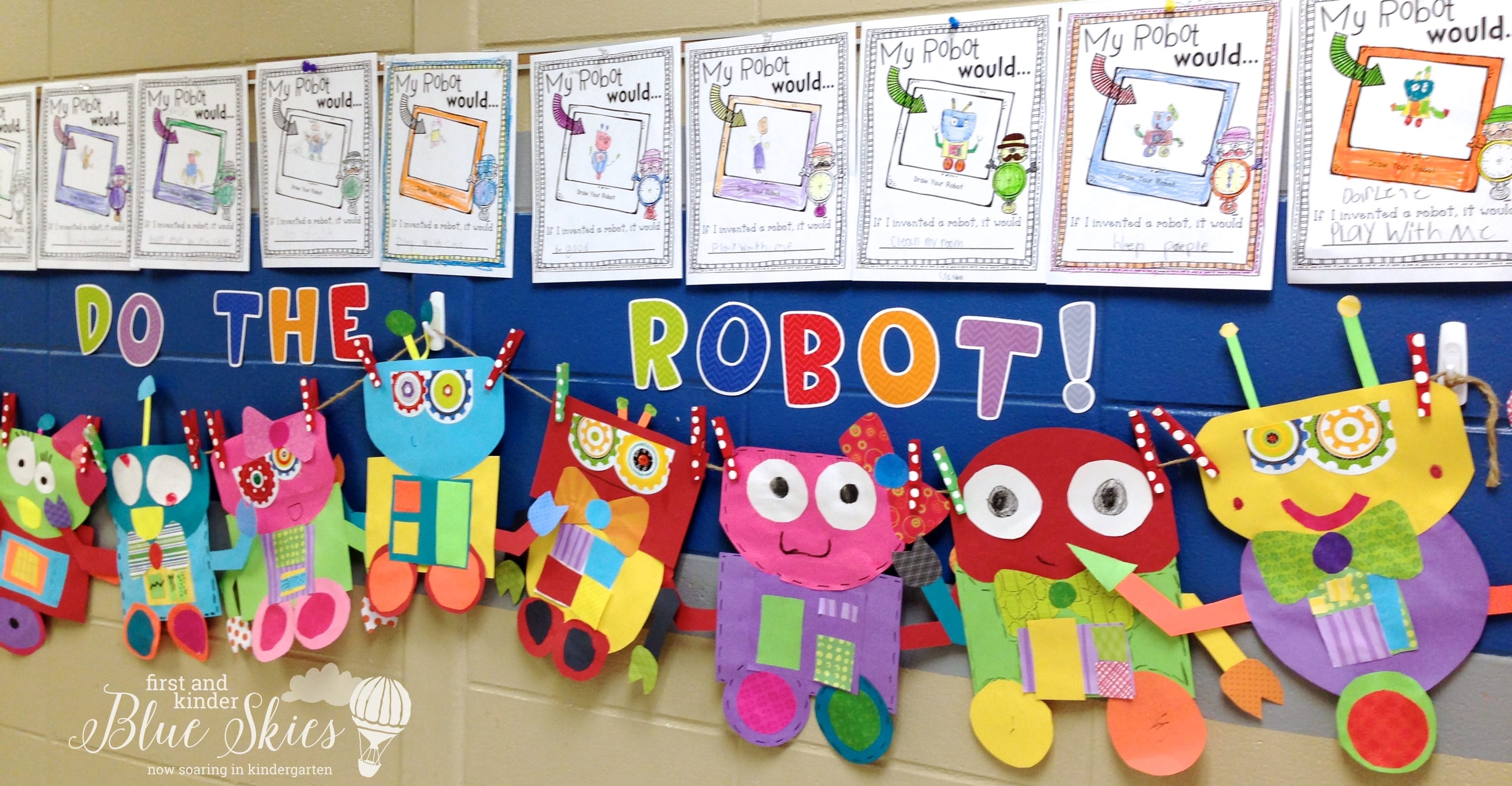 Robot Close Read and Crafts : Blue Skies with Jennifer White