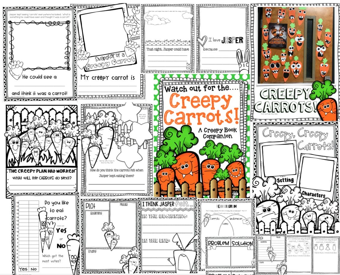 Creepy Carrots Activities : Blue Skies with Jennifer White Blue Skies ...