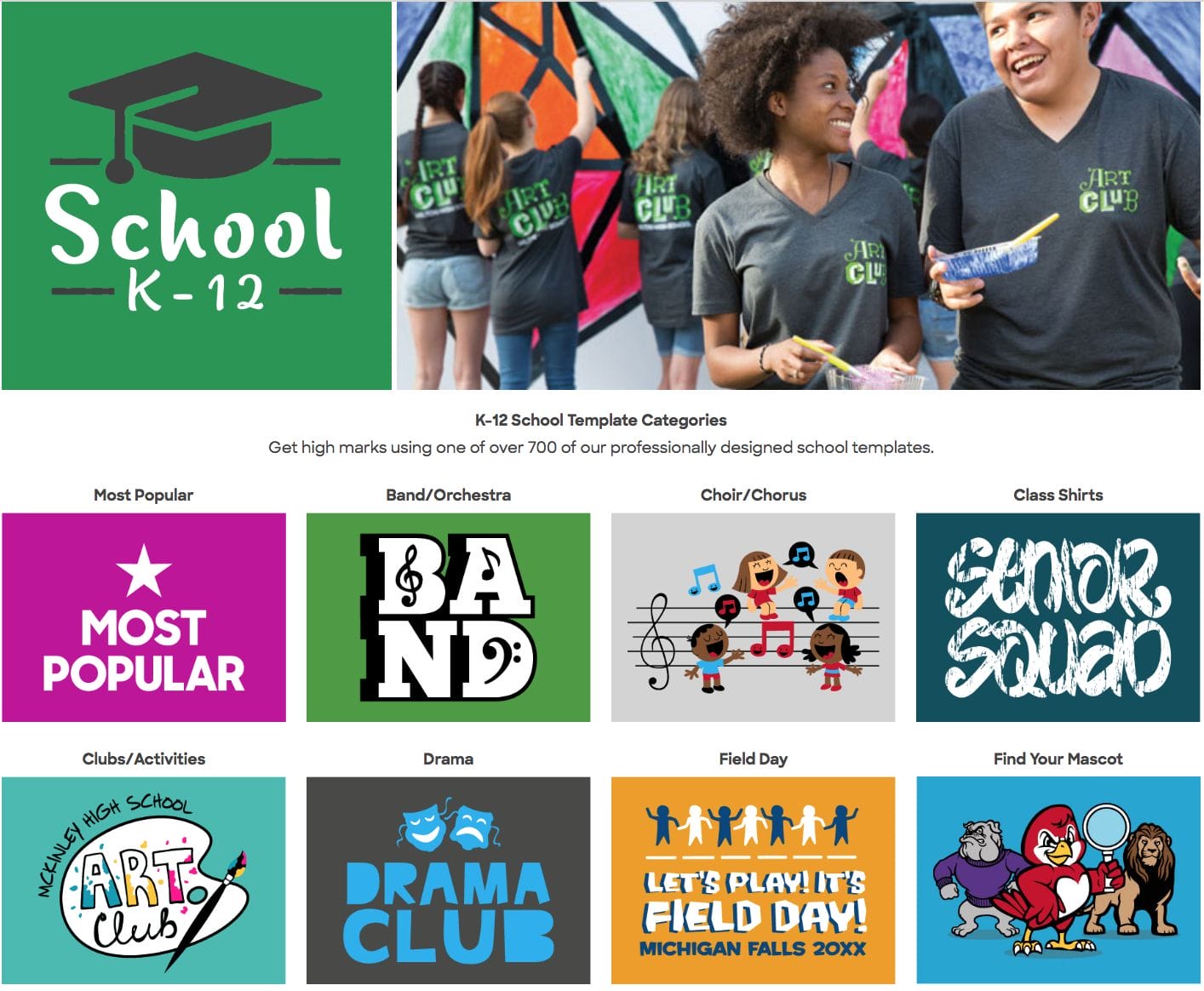 Class T-Shirts by Custom Ink : Blue Skies with Jennifer White