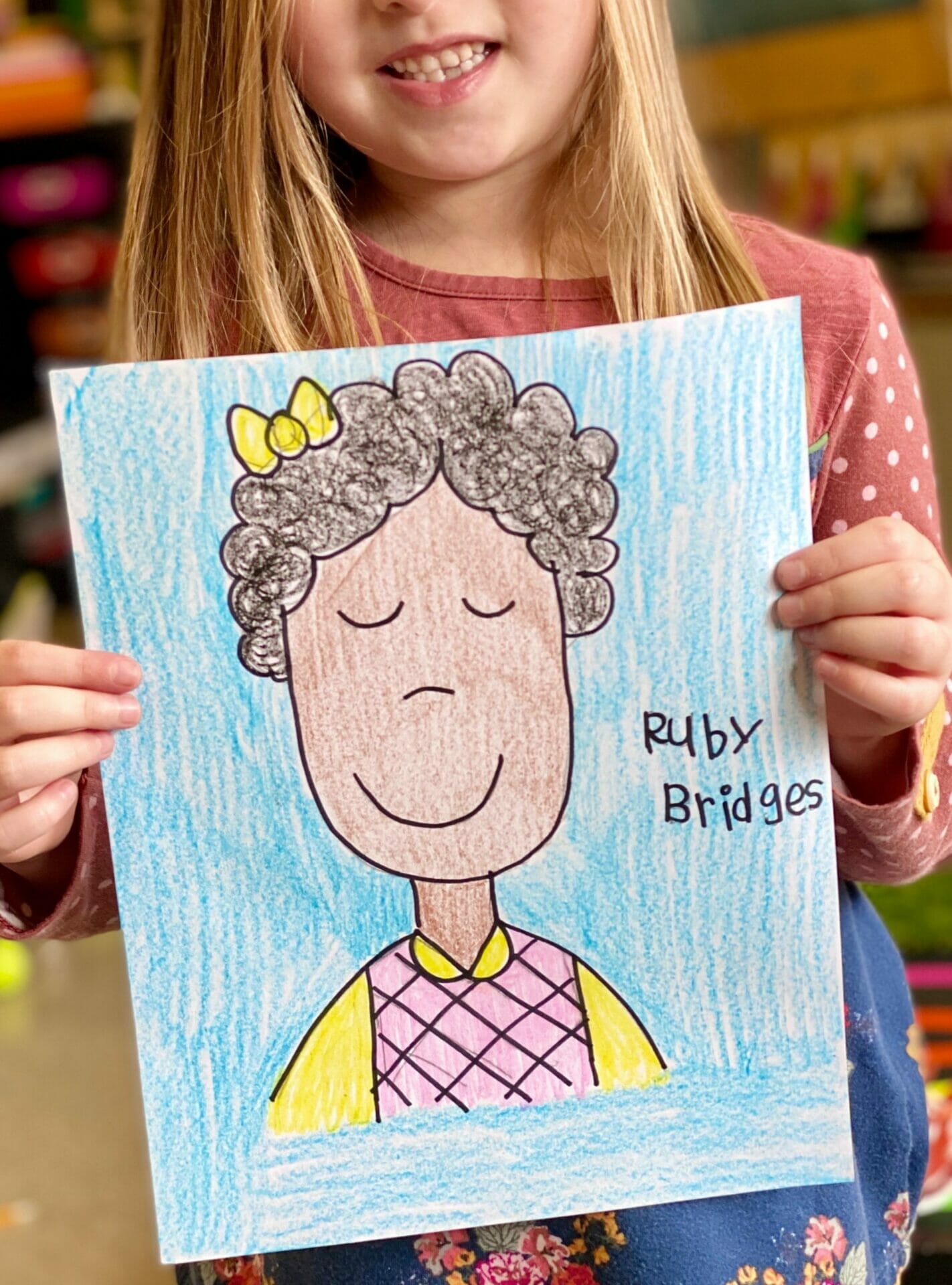 Women's History Month Directed Drawings : Blue Skies with Jennifer White