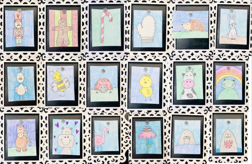 Directed Drawings for Distance Learning : Blue Skies with Jennifer White