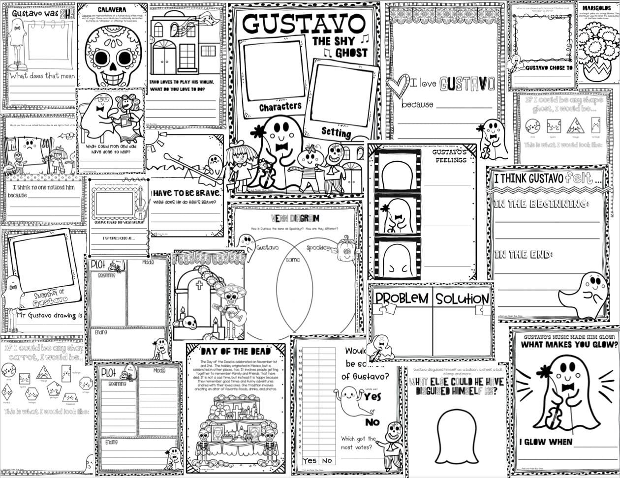 Gustavo the Shy Ghost Activities : Blue Skies with Jennifer White