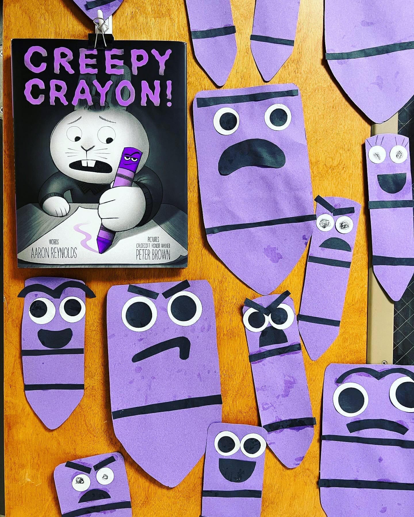 Creepy Crayon Craft : Blue Skies with Jennifer White