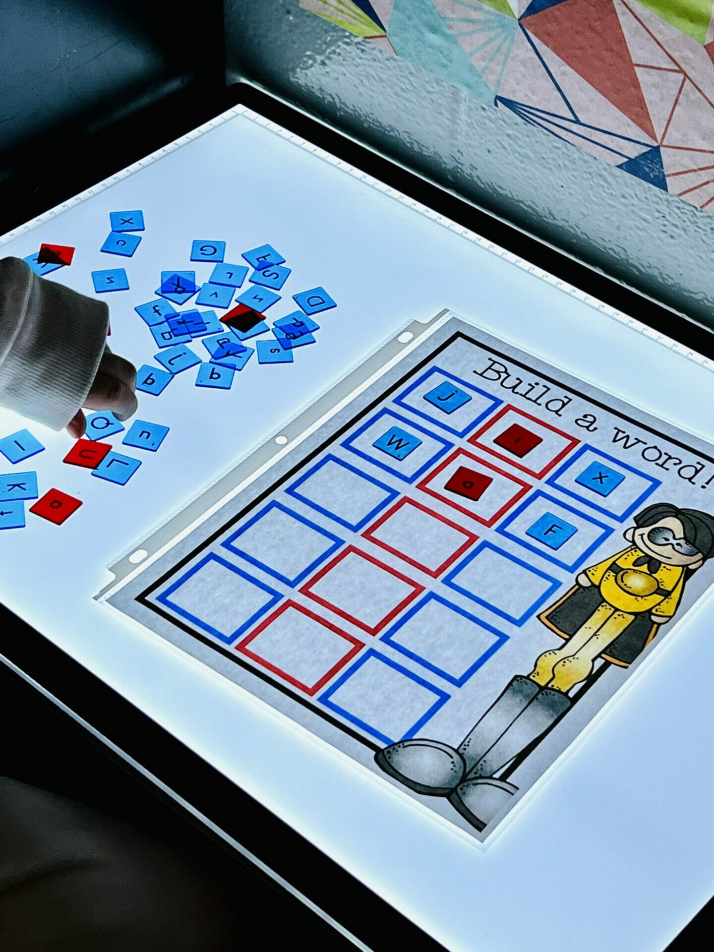 Light Table Activities : Blue Skies with Jennifer White