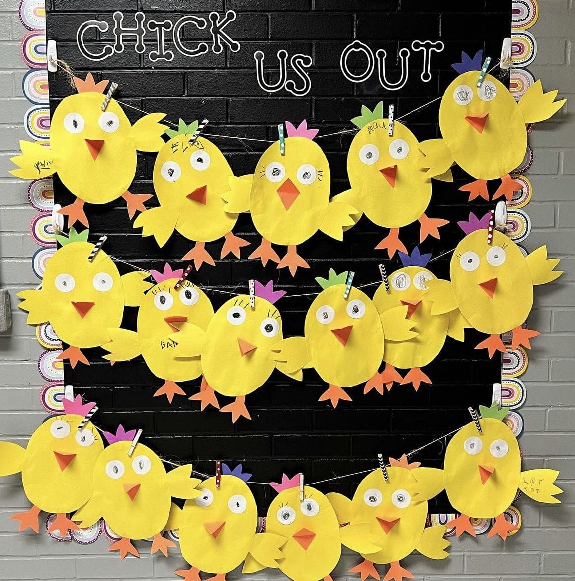 Spring Chick and Bunny Crafts : Blue Skies with Jennifer White