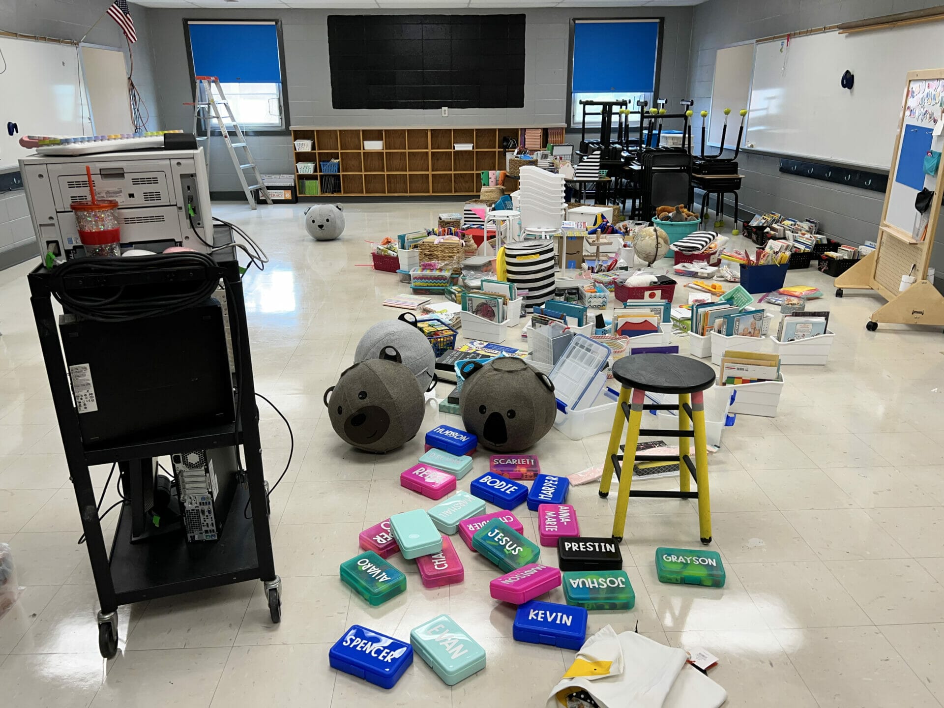 Moving Grade Levels Checklist : Blue Skies with Jennifer White